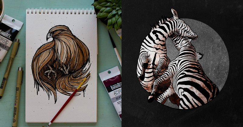 These Artists Challenged Each Other to a Daily ‘Animal Alphabet ...
