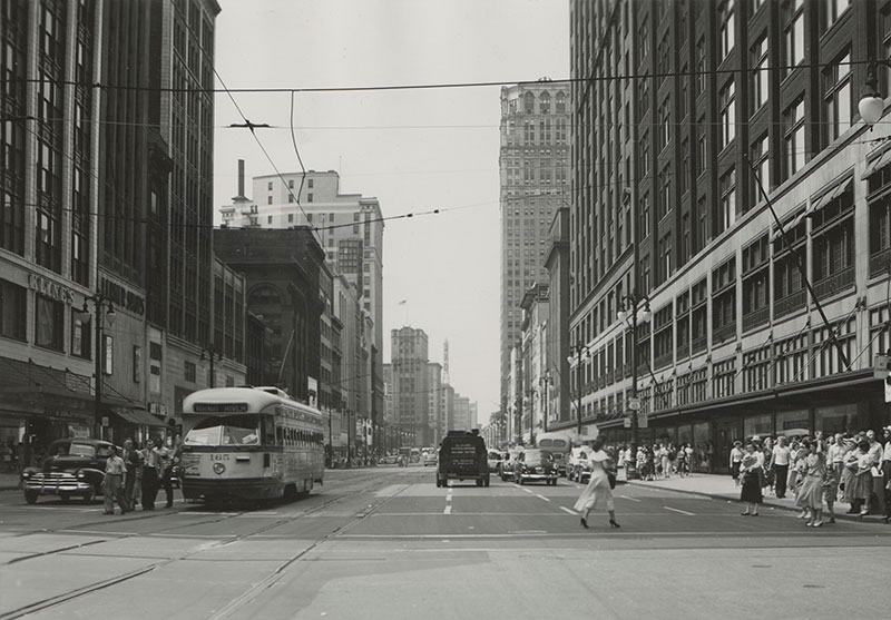 Historic Photos of Detroit and their Modern Day Equivalent - TwistedSifter