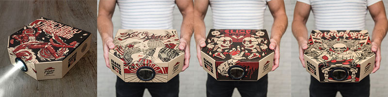 This Pizza Box Turns Your Smartphone Into a Movie Projector » TwistedSifter