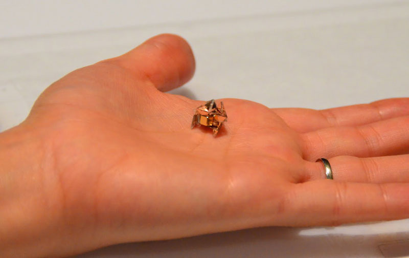 This Tiny Self-Folding Origami Robot can Walk, Swim and Degrade ...
