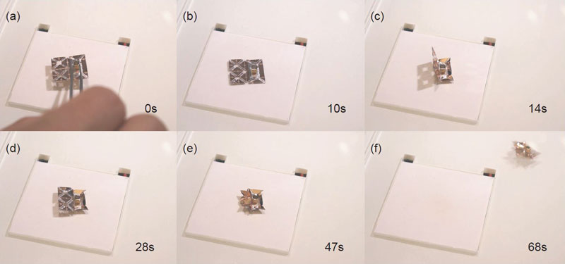 This Tiny Self-Folding Origami Robot can Walk, Swim and Degrade ...