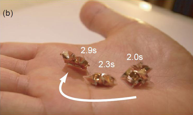 This Tiny Self-Folding Origami Robot can Walk, Swim and Degrade ...