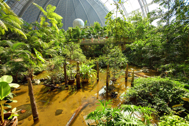 The Giant Waterpark Inside an Old German Airship Hangar - TwistedSifter