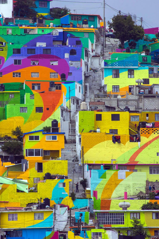 Community Unites Over Street Art Project to Paint All of Their Houses ...