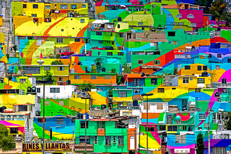 Community Unites Over Street Art Project to Paint All of Their Houses ...