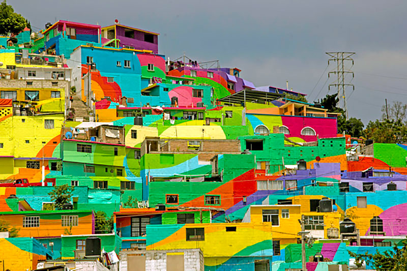 Community Unites Over Street Art Project to Paint All of Their Houses ...