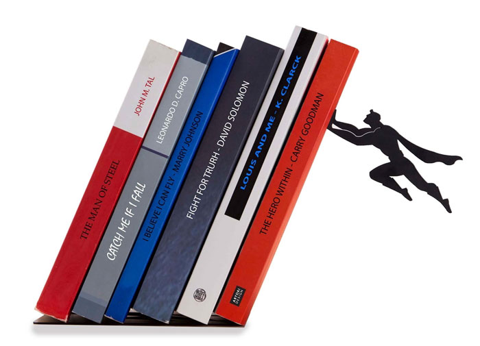 Floating Bookshelves Held Up By a Magnetic Superhero » TwistedSifter