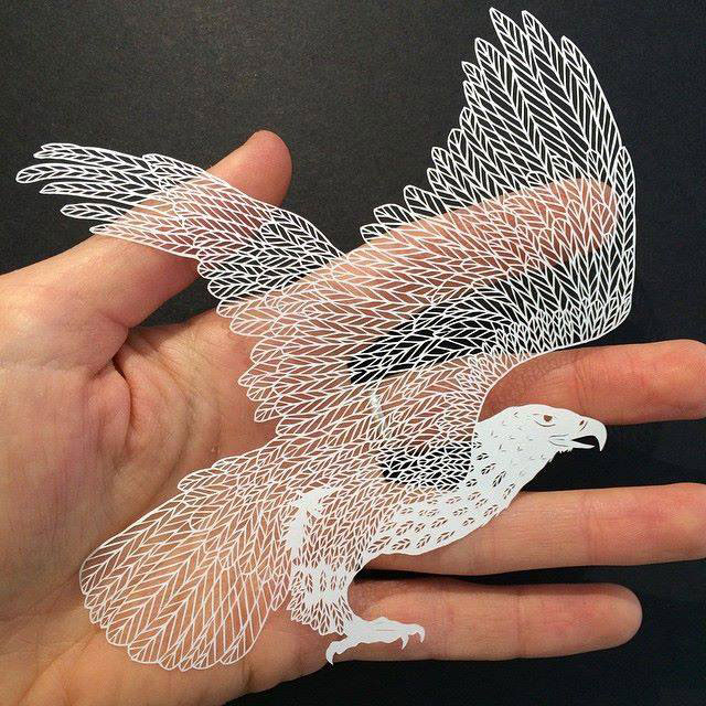 Paper Plants and Animals Cut By Hand with a Surgical Knife » TwistedSifter