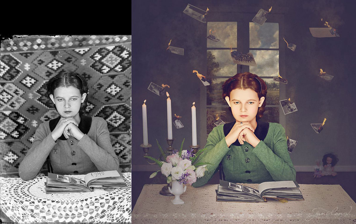 Jane Long Colorizes Old Photos and Adds a Surreal Twist to Them ...