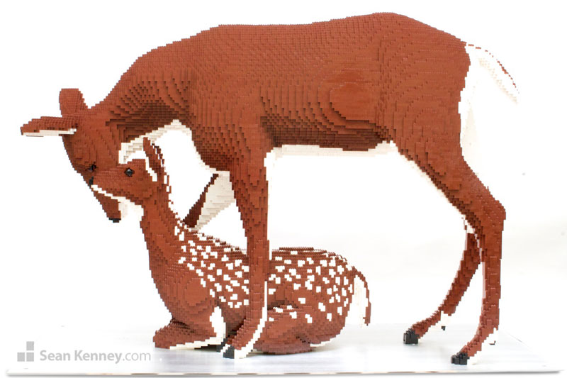 These Animal Sculptures Made Out of LEGO are Awesome! » TwistedSifter