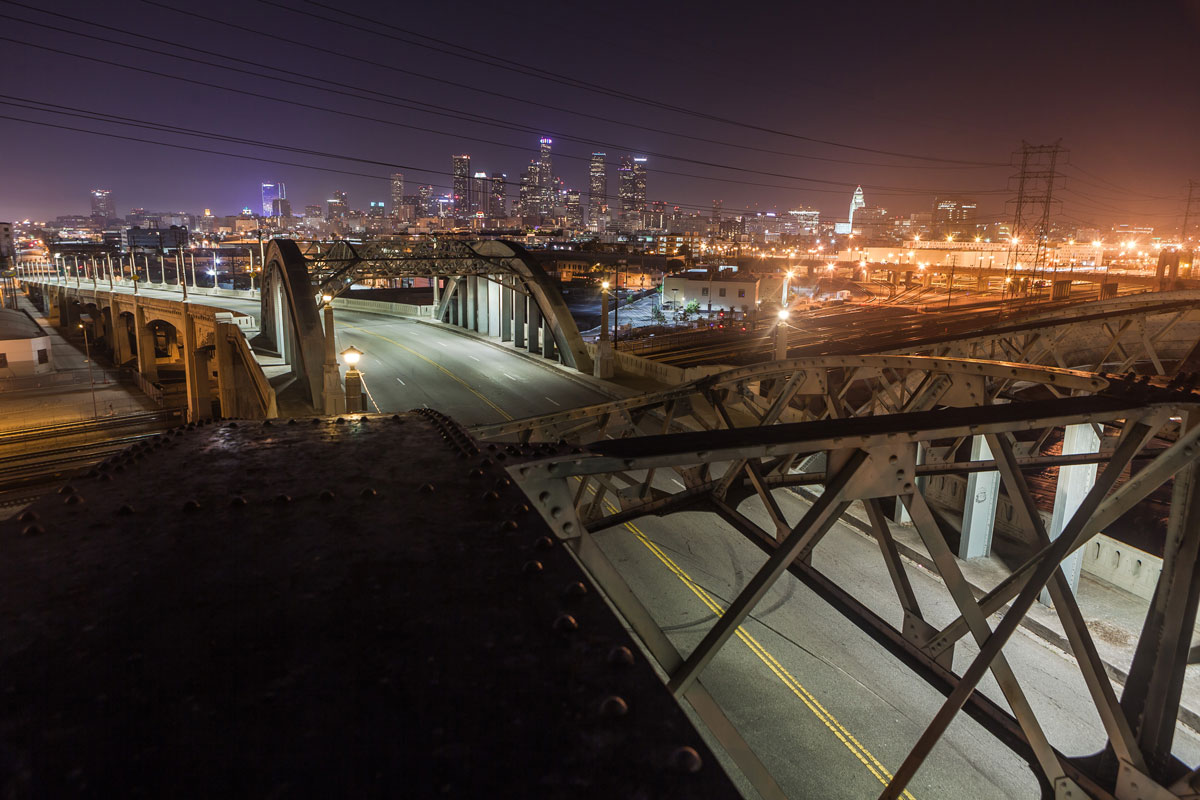 16 Eerie Night Time Photos of Empty LA Freeways » TwistedSifter