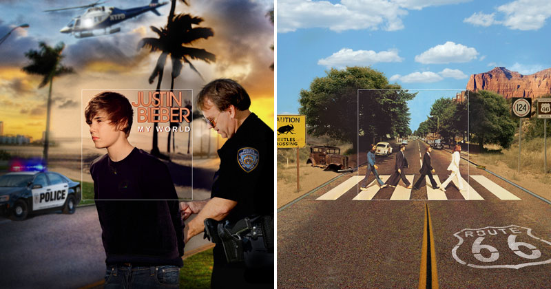 Artists Imagine the Bigger Picture Popular Album Covers Were Cropped ...