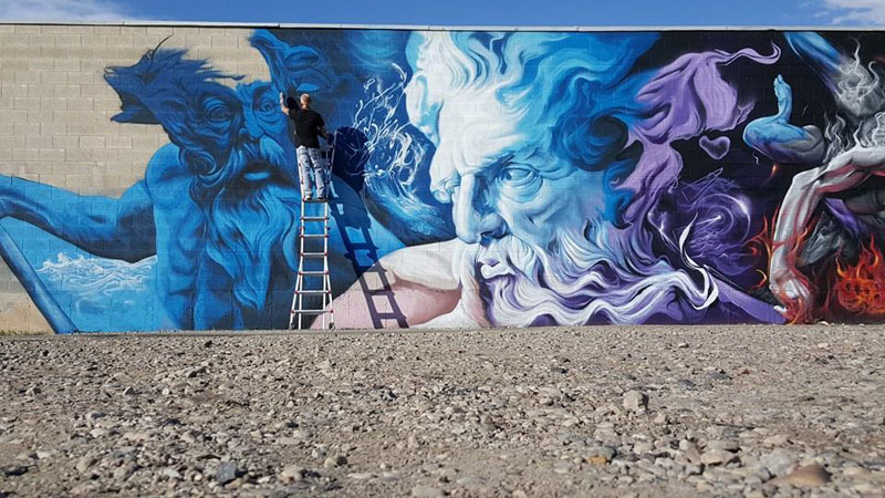 SRIL Completes Epic 100 Ft Mural in Salt Lake City - TwistedSifter