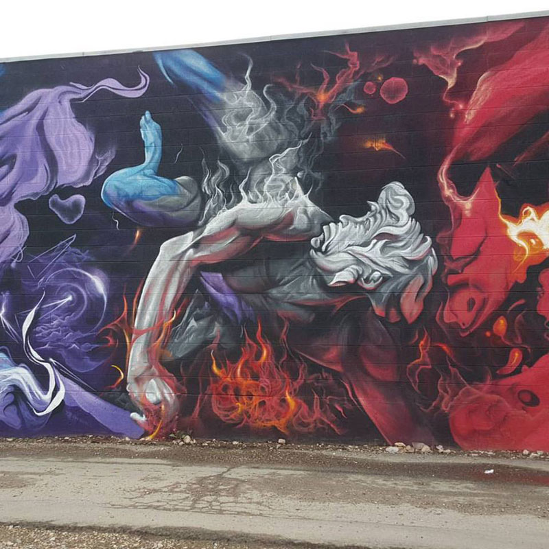 SRIL Completes Epic 100 Ft Mural in Salt Lake City - TwistedSifter