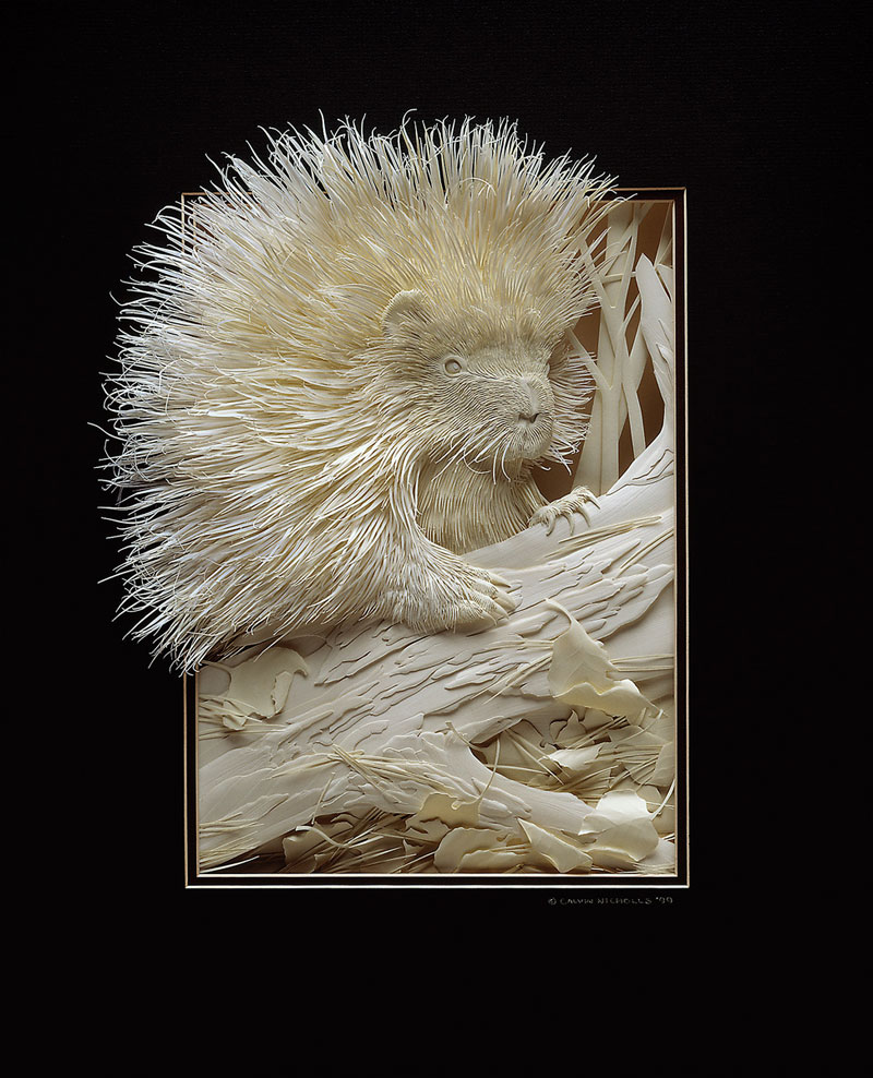These Amazing Animal Sculptures Were Made from Carefully Cut Layers of ...