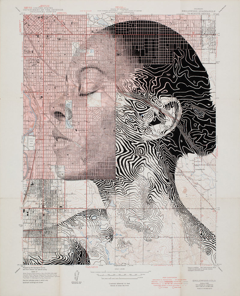 Artist Transforms Contours, Roads and Borders Into Stunning Portraits ...