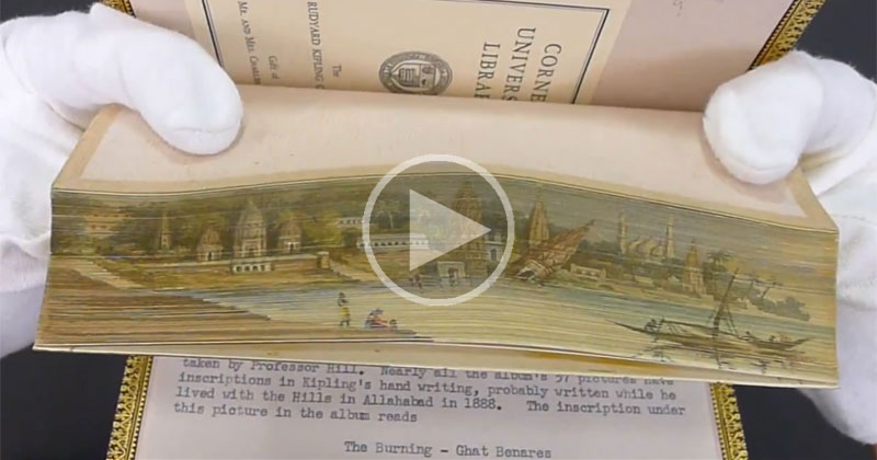 The Secret Paintings Hidden on the Edges of Books » TwistedSifter