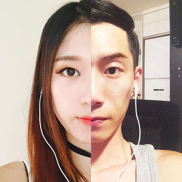 Long Distance Couple Stays Connected With Creative Photo Project (15 ...