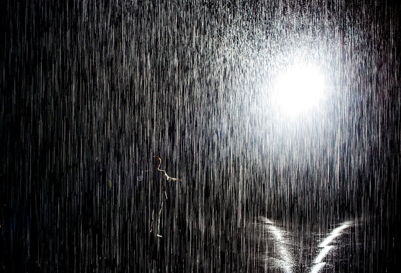 This Art Exhibit Lets You Walk Through Rain Without Getting Wet ...