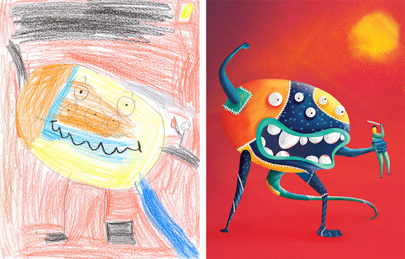 When Artists Bring Kids’ Monster Drawings to Life (33 Photos ...