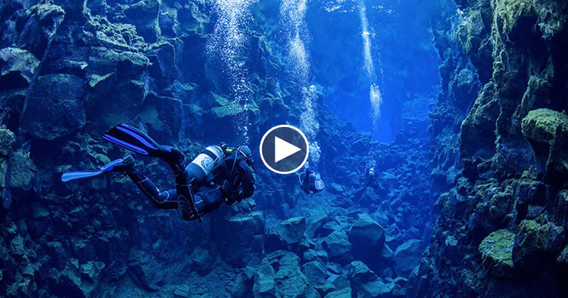 In Iceland, You Can Go Diving Between Two Continental Plates ...