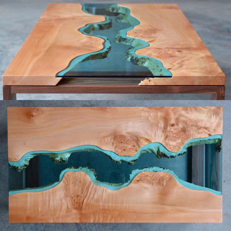 Gregory Klassen Transforms Knots and Live Edges Into Rivers and Lakes ...