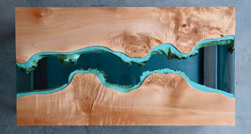 Gregory Klassen Transforms Knots and Live Edges Into Rivers and Lakes ...