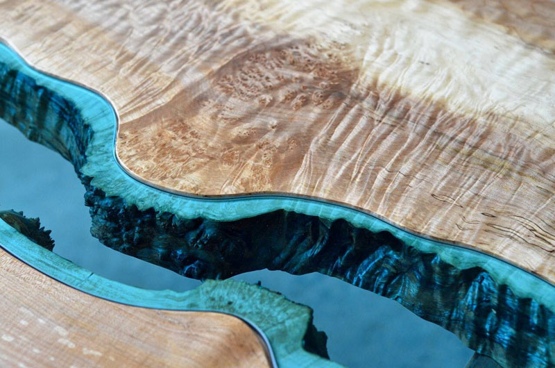 Gregory Klassen Transforms Knots and Live Edges Into Rivers and Lakes ...