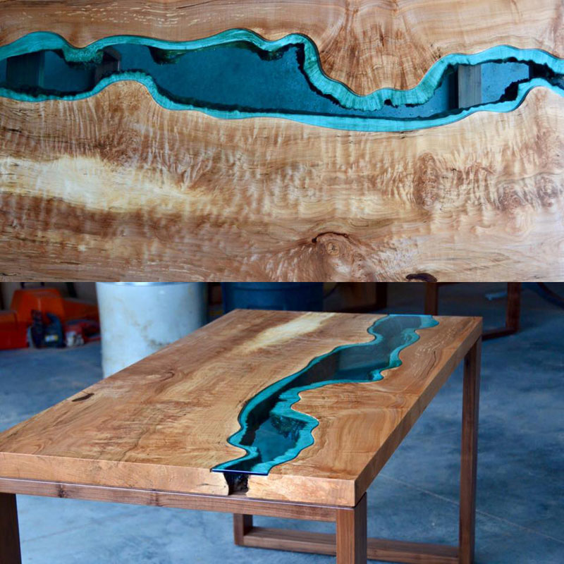 Gregory Klassen Transforms Knots and Live Edges Into Rivers and Lakes ...