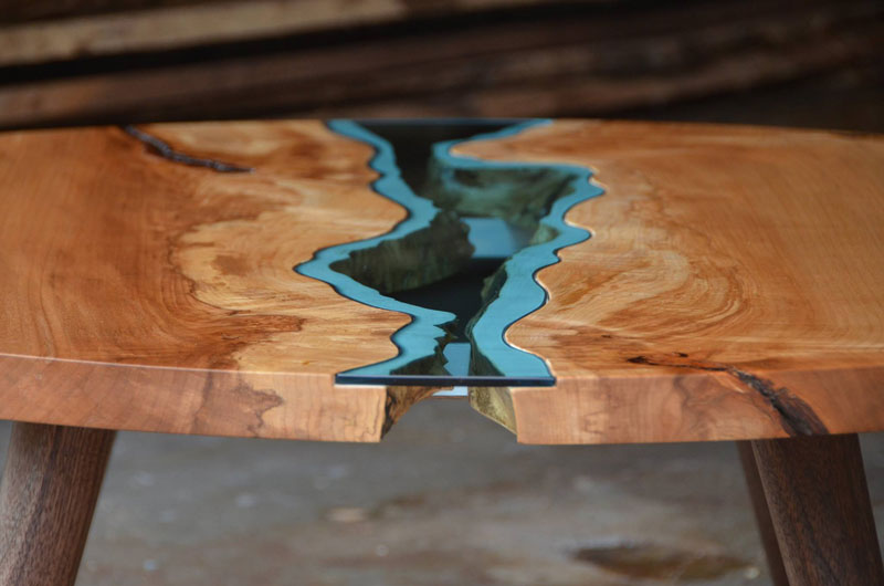 Gregory Klassen Transforms Knots and Live Edges Into Rivers and Lakes ...