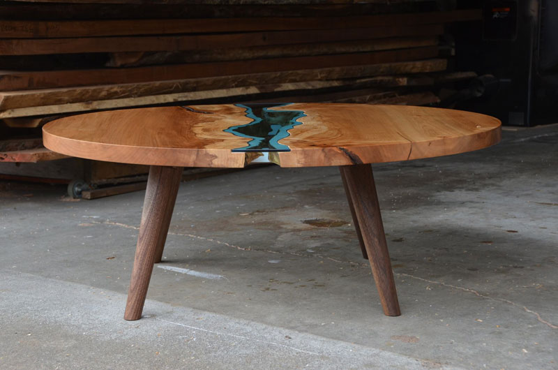 Gregory Klassen Transforms Knots and Live Edges Into Rivers and Lakes ...