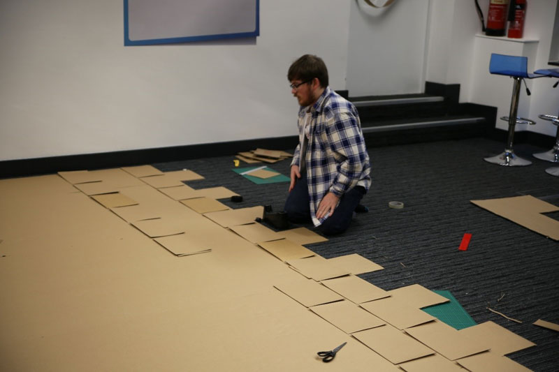 Boss Told Them to Jazz Up Their Cubicle So They Built a Cardboard ...