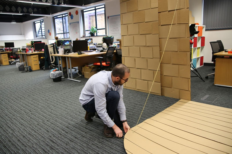 Boss Told Them to Jazz Up Their Cubicle So They Built a Cardboard ...