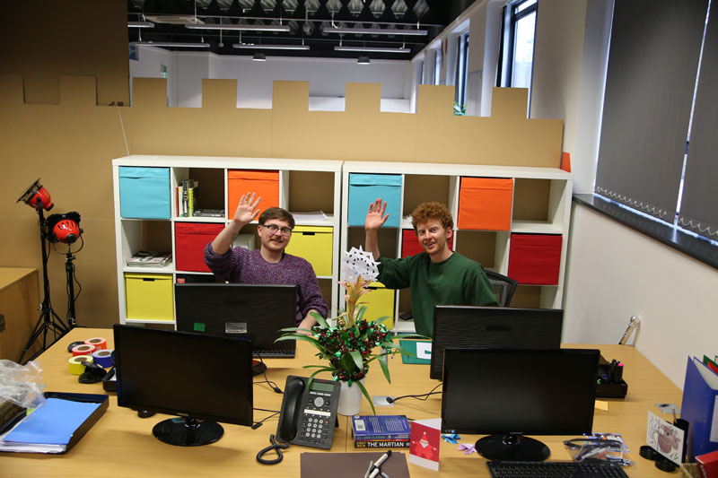 Boss Told Them to Jazz Up Their Cubicle So They Built a Cardboard ...