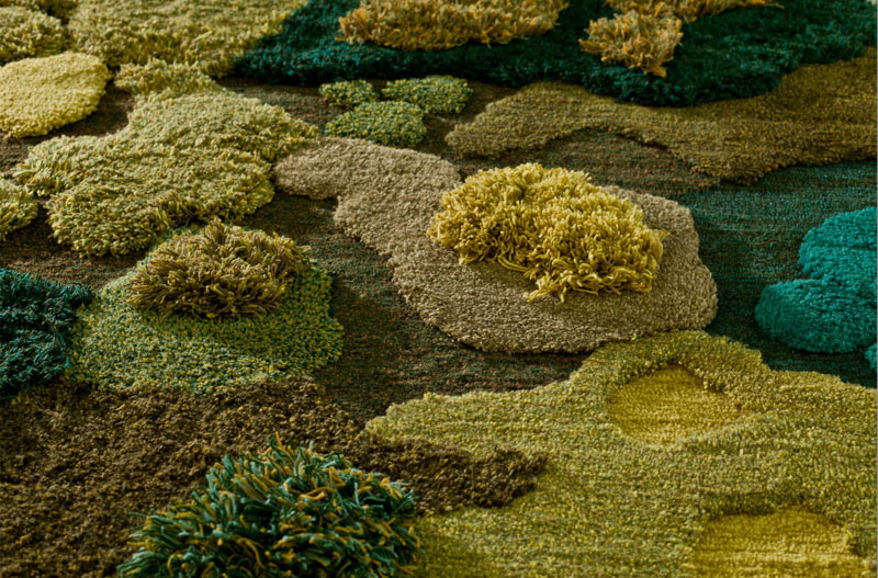 Artist Creates One-of-a-Kind Rugs That Look Like Lush Green Landscapes ...