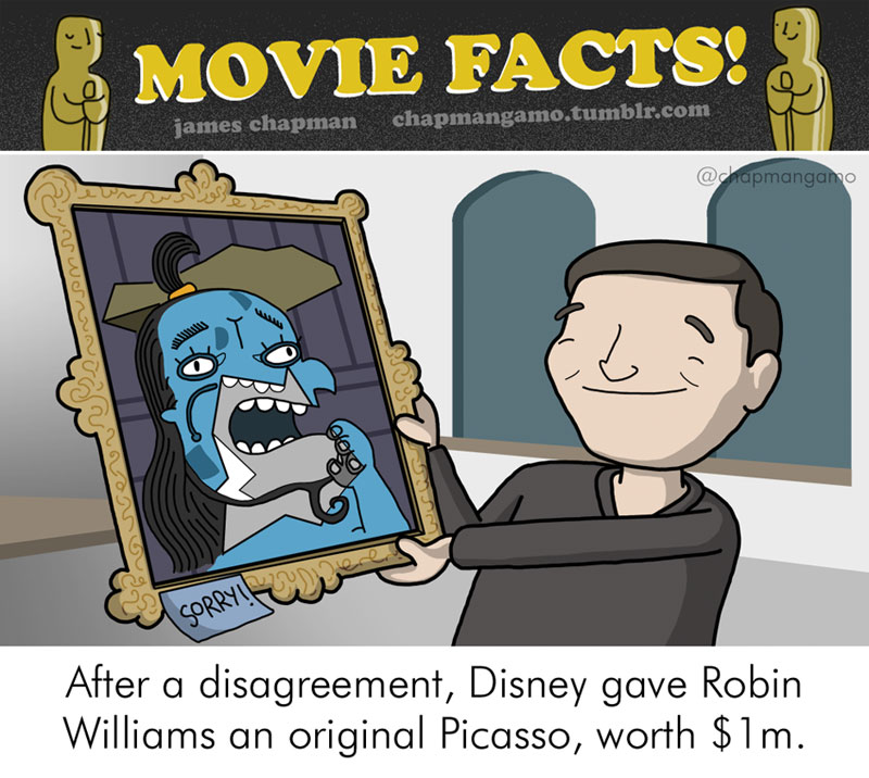11 Random Movie Trivia Facts Illustrated by James Chapman » TwistedSifter