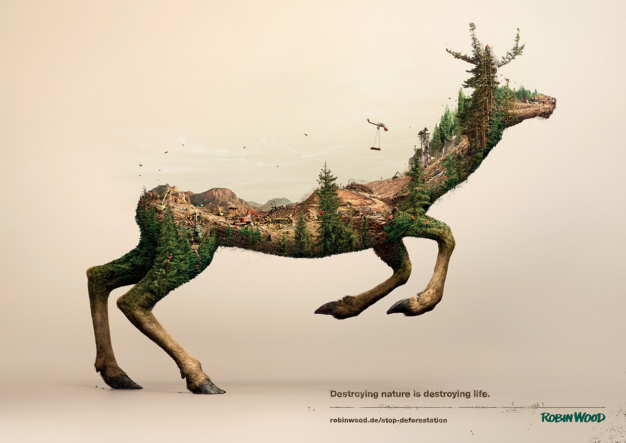 Powerful Illustrations That Show Destroying Nature Destroys Life ...