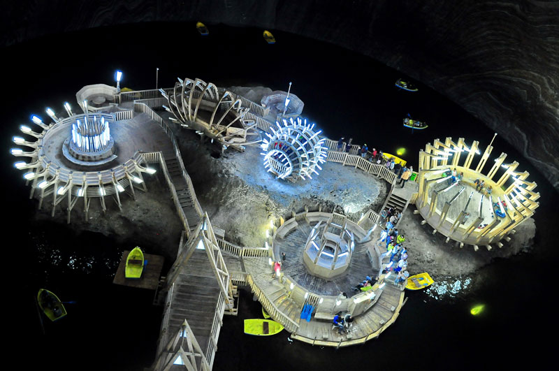 17th Century Romanian Salt Mine Gets Converted Into Wild Tourist ...