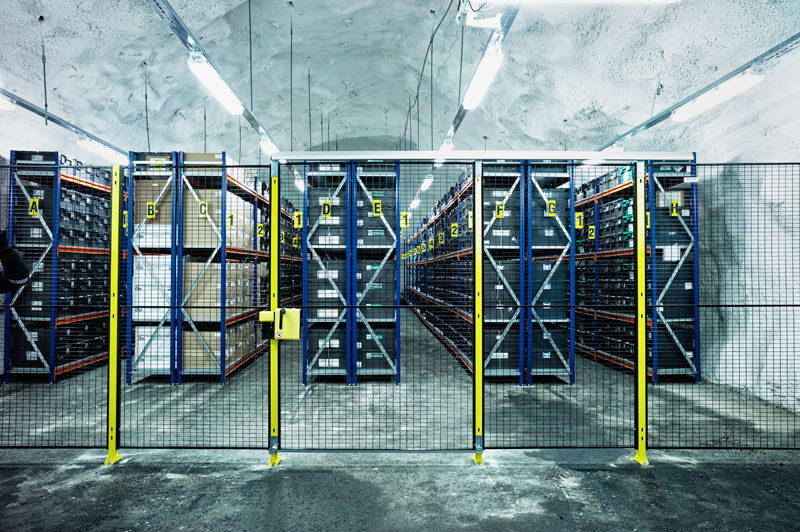The Doomsday Seed Vault Near the North Pole With Over 850,000 Seed ...