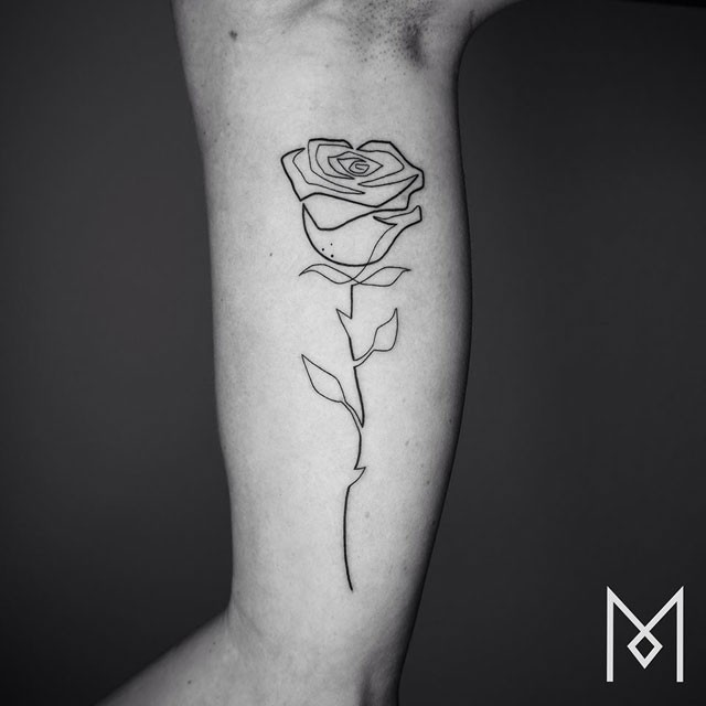 One Line Tattoos By Mo Ganji (18 Photos) » TwistedSifter
