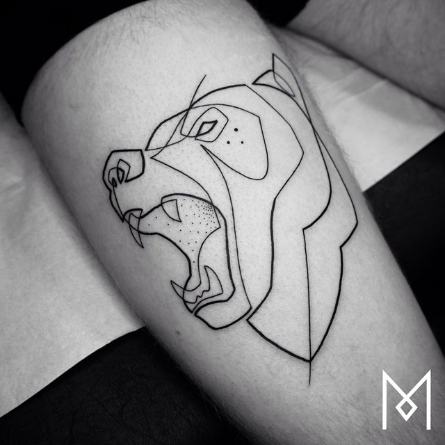 One Line Tattoos By Mo Ganji (18 Photos) - TwistedSifter