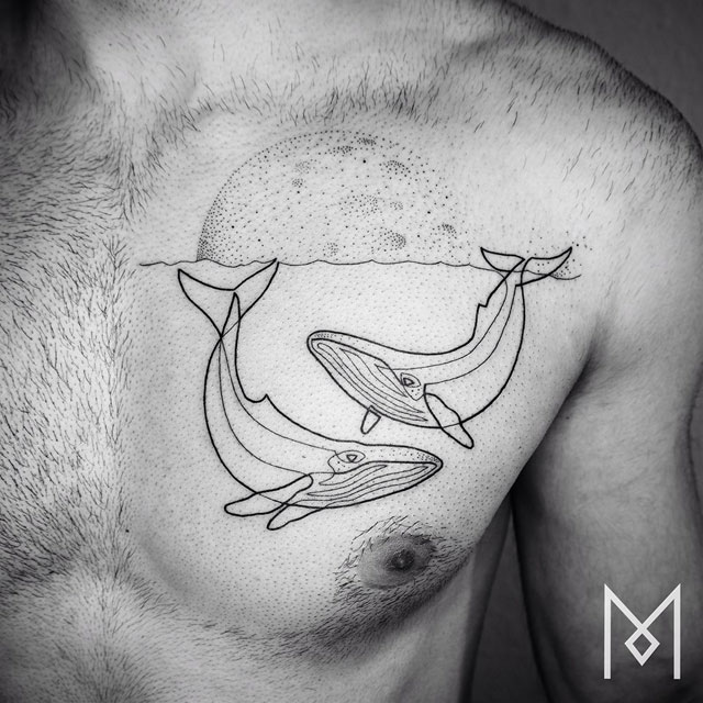 One Line Tattoos By Mo Ganji (18 Photos) » TwistedSifter
