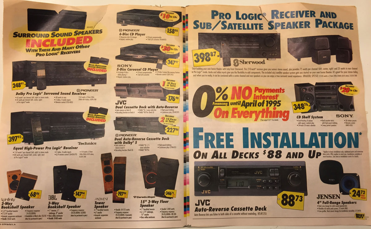 This Best Buy Flyer from 1994 Shows How Fast Technology Has Changed ...