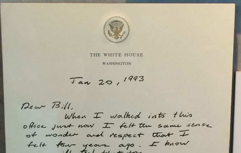 Before He Left Office Bush Sr Left This Letter for Bill Clinton ...