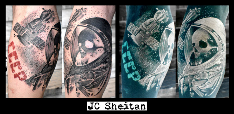 Artist Turns Prosthetic Arm Into Badass Tattoo Machine - TwistedSifter