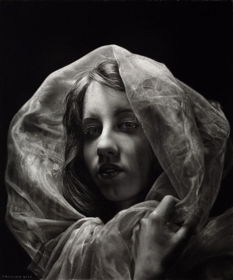 Emanuele Dascanio Drew These Using Only Charcoal and Graphite (17 ...