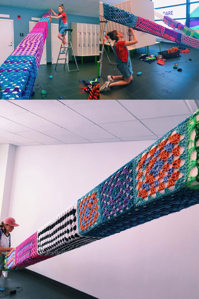 Yarnbombing Stockholm with Julia Riordan » TwistedSifter