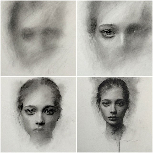 Stunning Charcoal Drawings on Paper by Casey Baugh » TwistedSifter