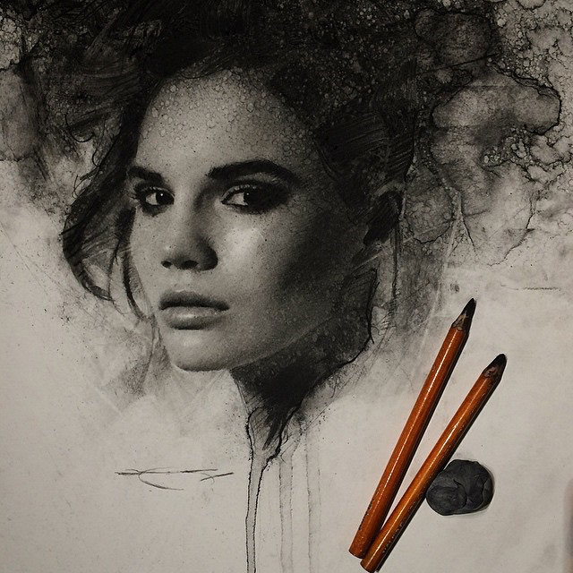 Stunning Charcoal Drawings on Paper by Casey Baugh » TwistedSifter