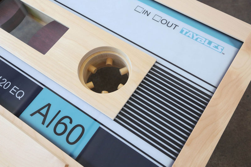 These Retro Cassette Tape Coffee Tables are Awesome » TwistedSifter